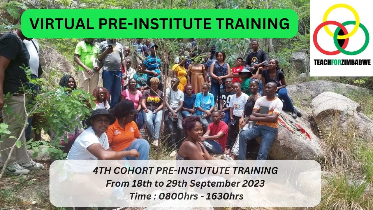 TFZ 4th Cohort Virtual Pre-Institute Training – Teach For Zimbabwe